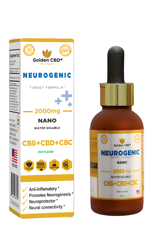 NEUROGENIC - Golden Nano CBD/CBG/CBC 2,000mg - TARGET FORMULA – Golden ...